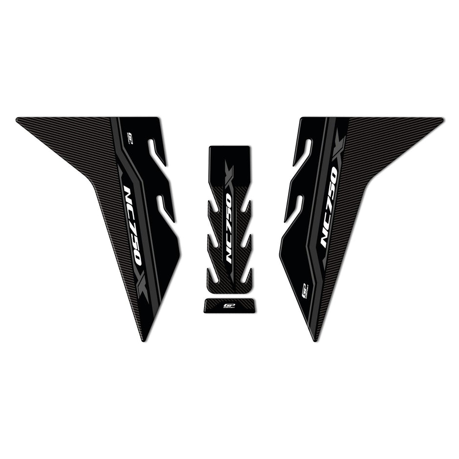Tank Pad Set Nero Compatibile per Honda NC750X - GP Kompozit – Far commerce